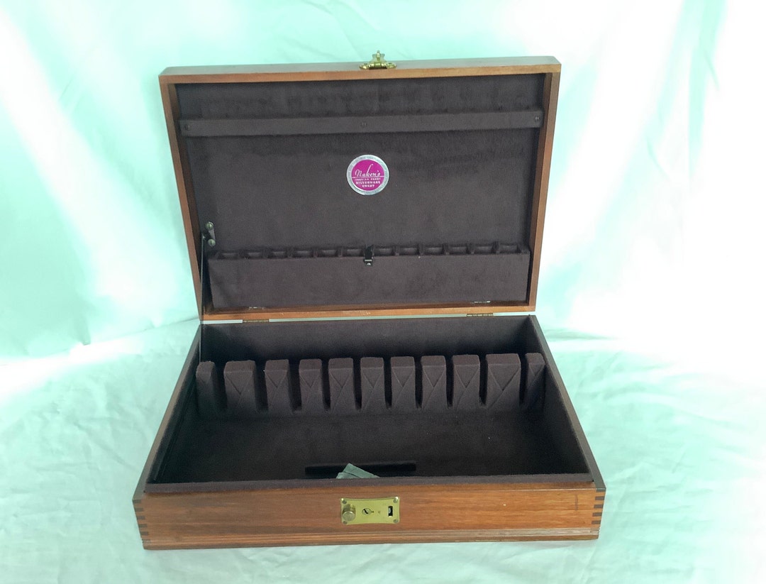 Vintage NAKEN'S Tarnish Proof Silverware Chest~keep Your Service for 12 ...