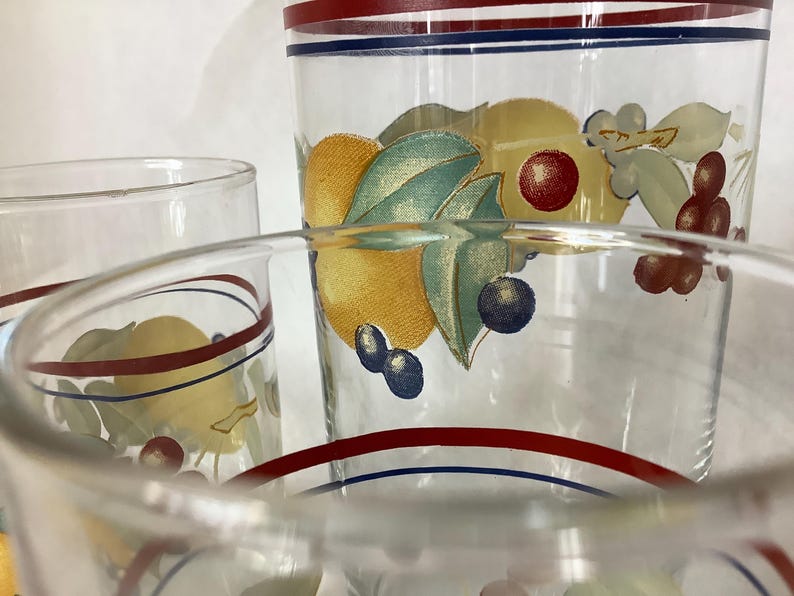 Corelle Abundance Glassware~ Choice of Tall Tumbler or Smaller Juice ...
