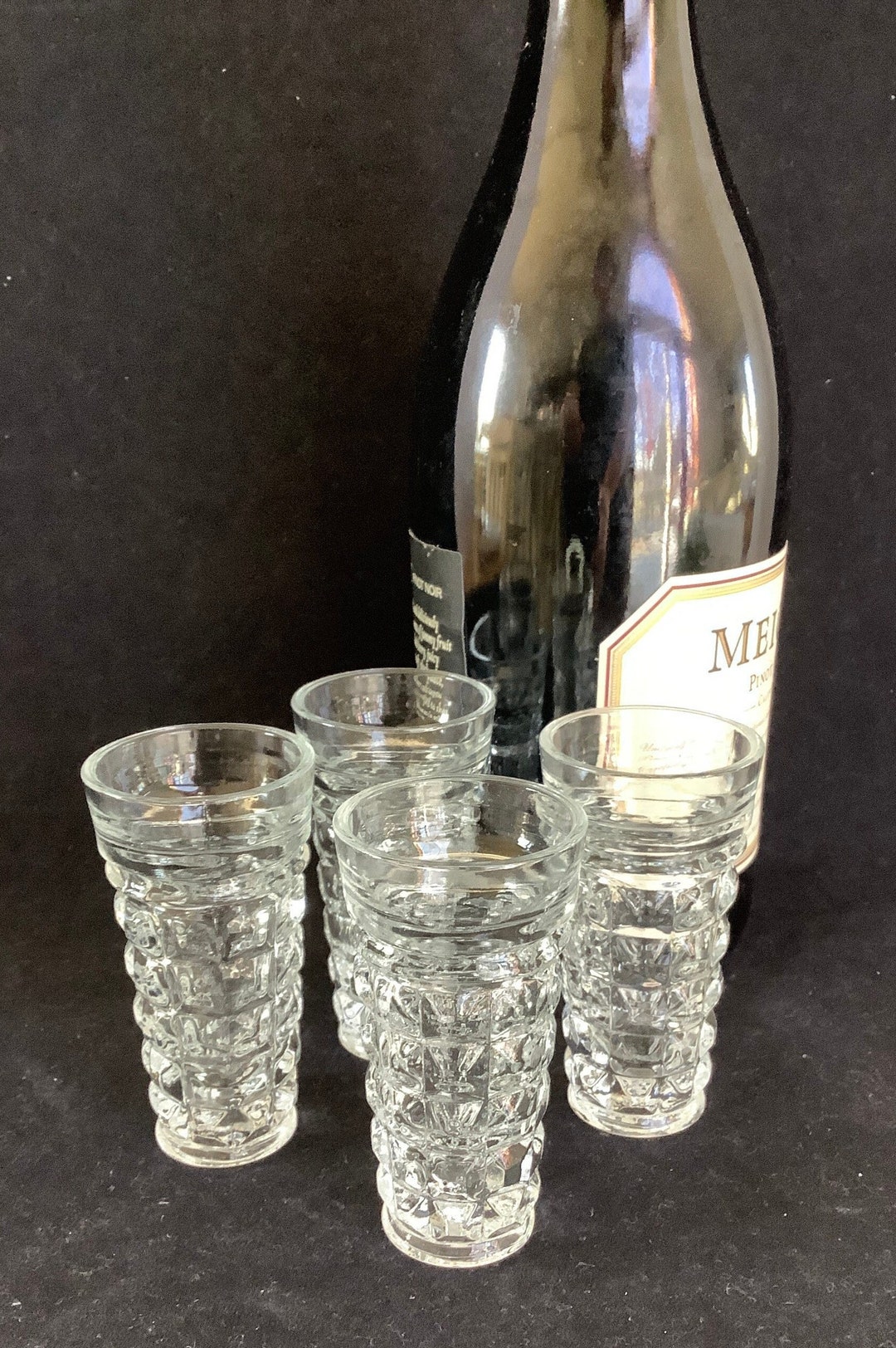 Italian Cordial Glasses Six Fancy Shooters Drink in Style tall Shot ...