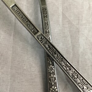 Interpur FLORENZ Flatware Pieces Vintage Pedal Flower and Fleur-di-lis ...