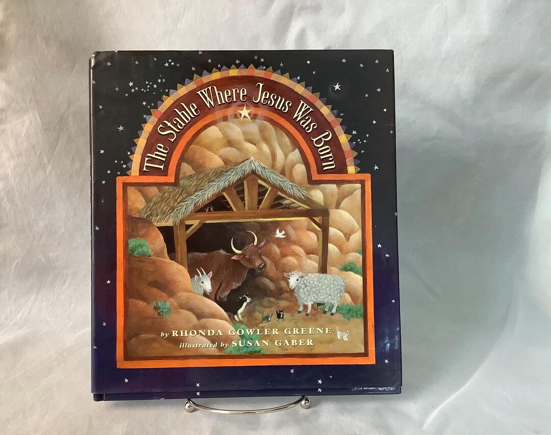 The Stable Where Jesus Was Born~ Illustrated Children’s Book Nativity ...