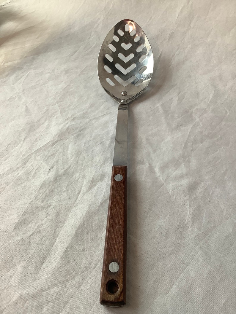 Assorted Wood Handle Stainless Kitchen Utensils Quality Vintage Kitchen ...
