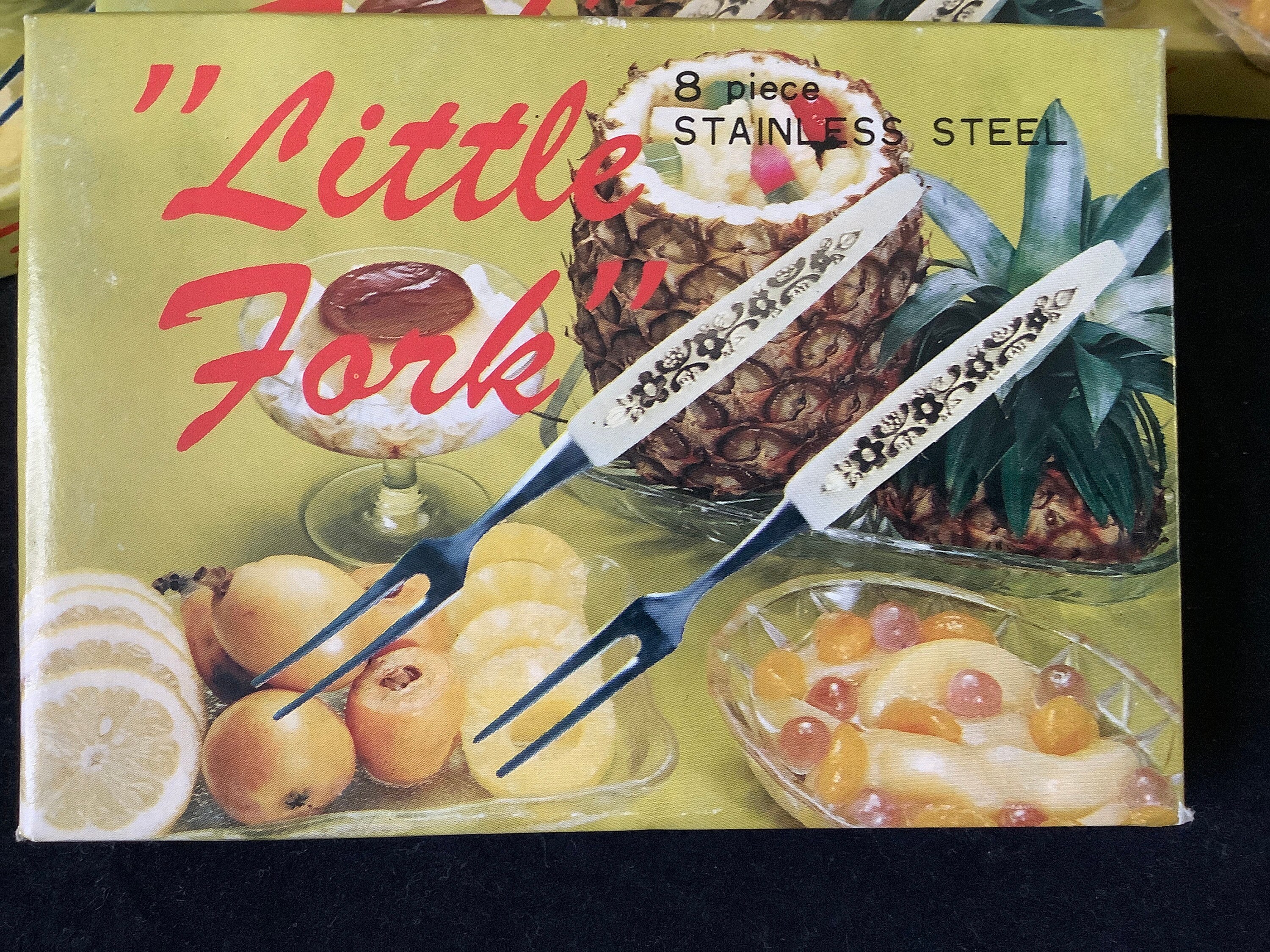 Vintage LITTLE FORK Party Appetizer Forks Boxed Set of Eight - Etsy