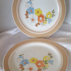 Newcor BARBARA Pattern Stoneware 1986 Vintage Dinnerware Retro Mod ...