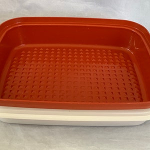 TUPPERWARE Season and Serve Large Sealed Meat Marinating Container Tall ...
