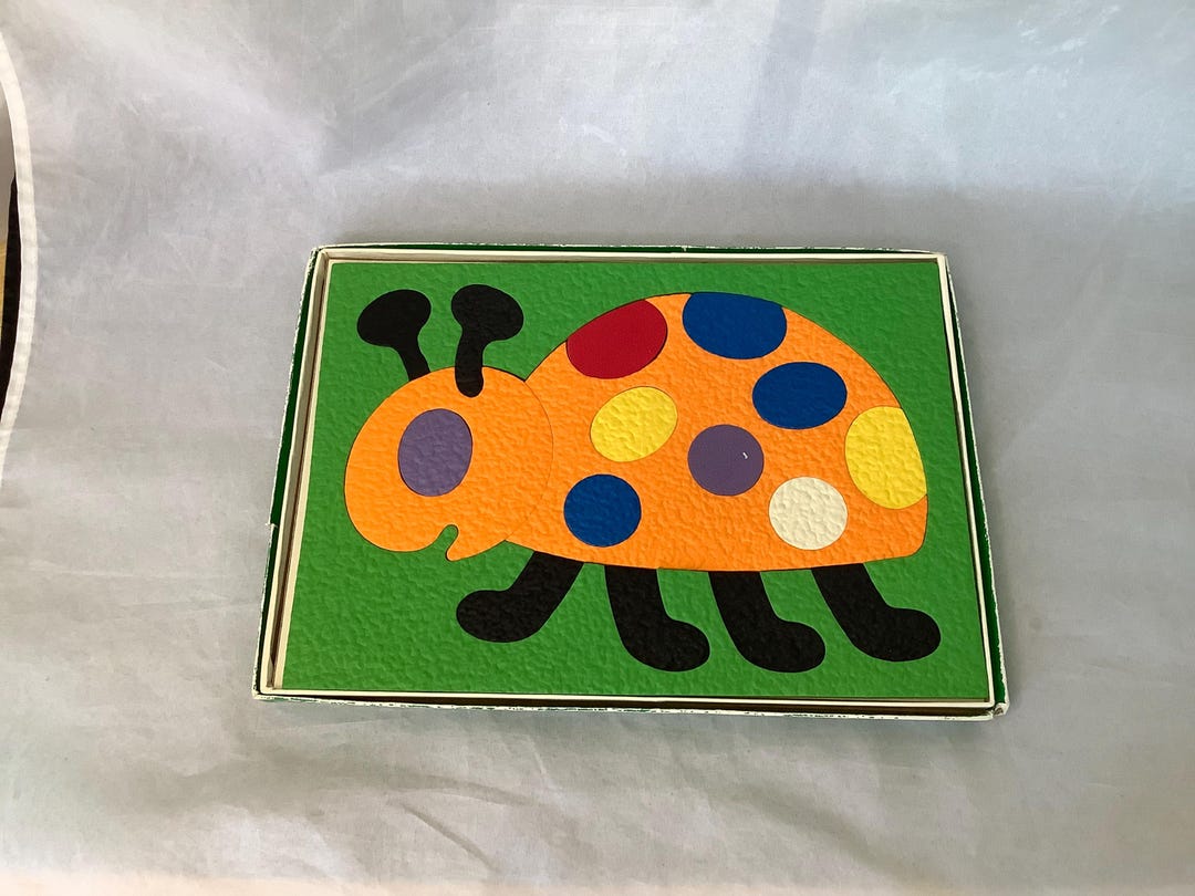 Vintage Lauri BUG Crepe Puzzle - Etsy