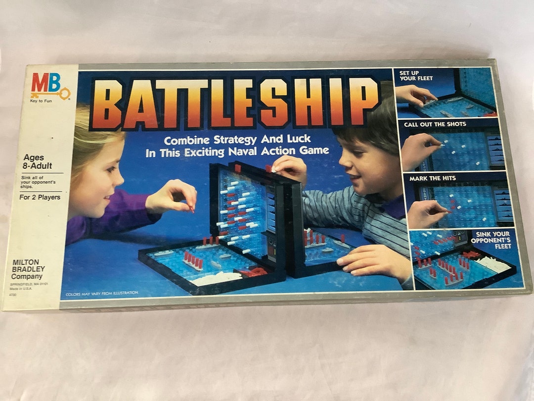 1984 Milton Bradley BATTLESHIP Game~ Combine Strategy and Luck in This ...