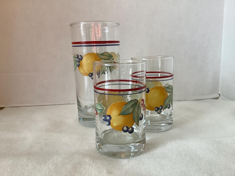 Corelle Abundance Glassware~ Choice of Tall Tumbler or Smaller Juice ...