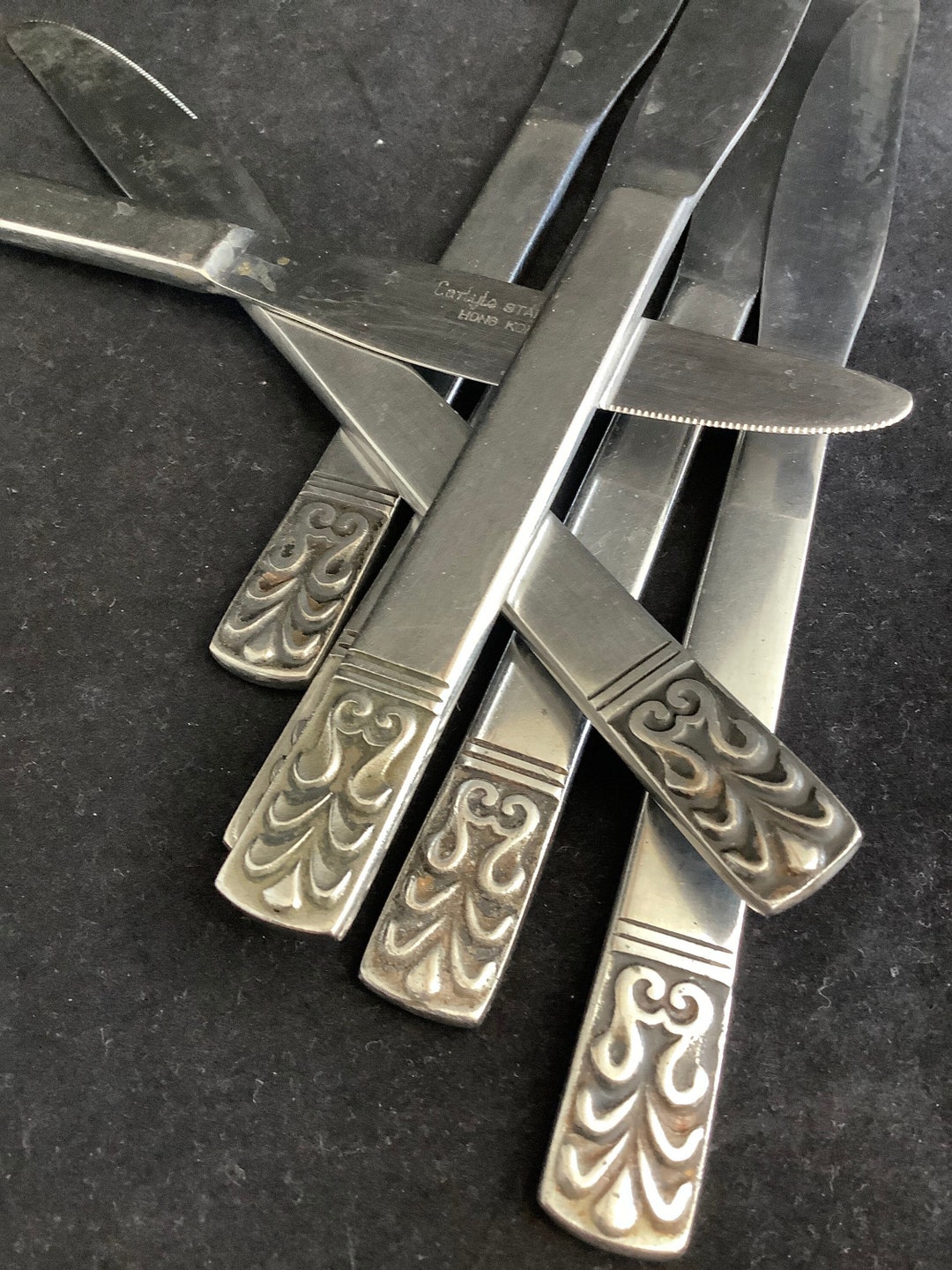 CAMEO Pattern Stainless Steel Flatware by Carlyle Silver Assorted ...