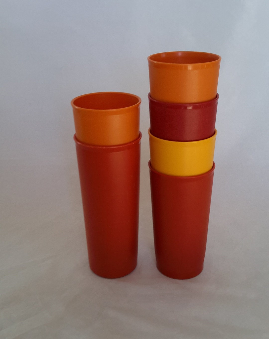 TUPPERWARE Tumblers Assortment of Vintage Tupperware Drinking Cups Two ...