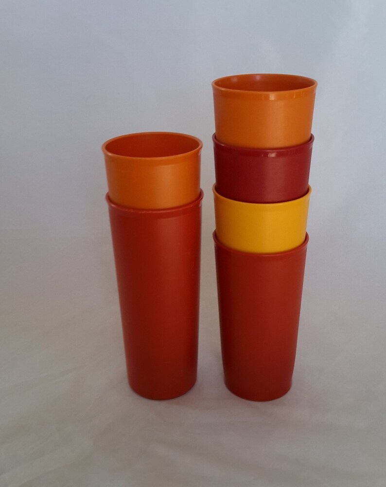 TUPPERWARE Tumblers Assortment of Vintage Tupperware Drinking - Etsy