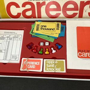 1976 CAREERS Board Game by Parker Brothers Experience or Opportunity ...
