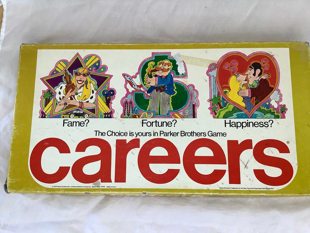 1976 CAREERS Board Game by Parker Brothers Experience or Opportunity Knocks! A Roll of the Dice ...