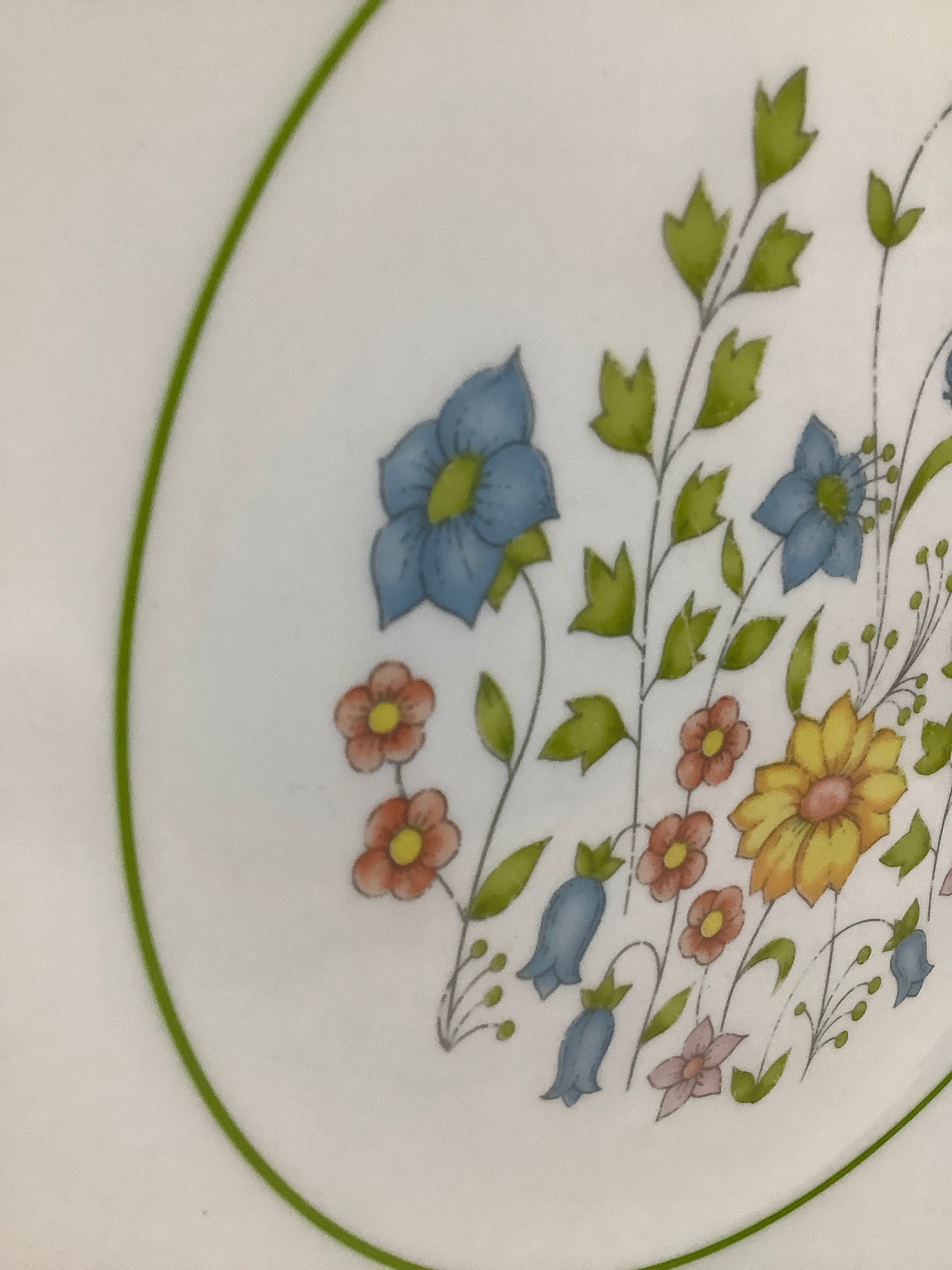 Vintage Corelle MEADOW Livingware Expressions Dinner Plate - Etsy