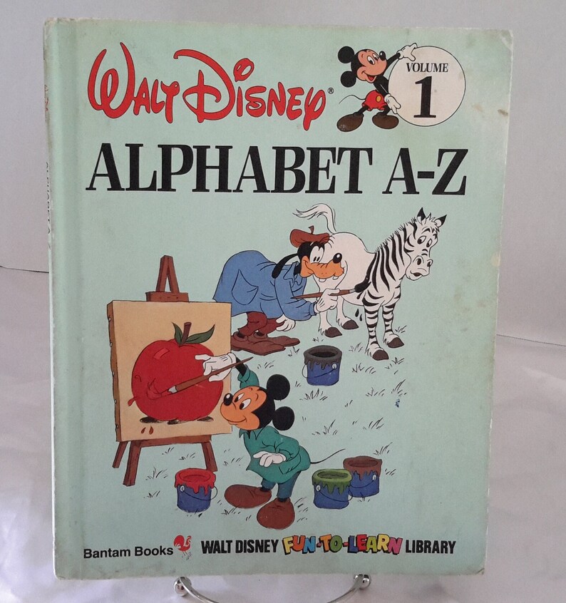 Walt Disney Alphabet A Z Bantam Books Walt Disney Fun to - Etsy