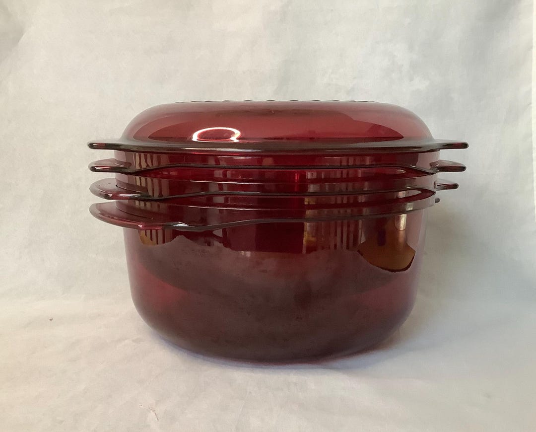 Large Four Piece Tupperware Microwave Stacker Cooker Steamer Strainer ...