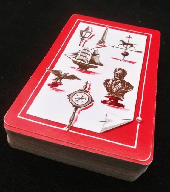 Vintage Deck of Whitman Playing Cards | Etsy
