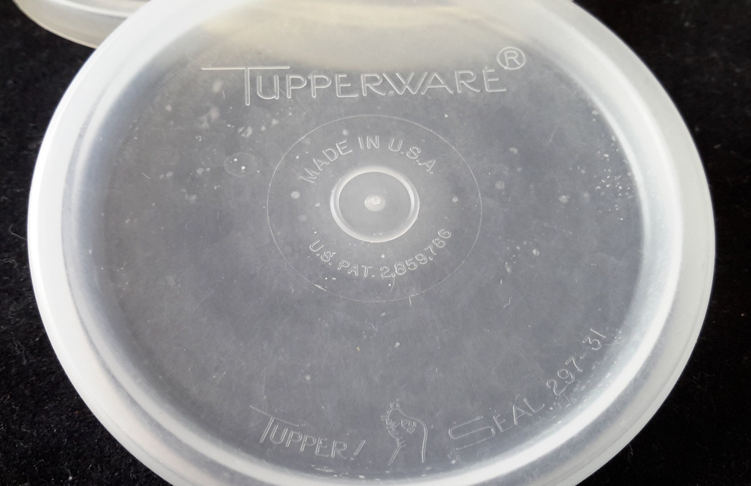 TUPPERWARE Lids 297 Small Sheer Seal Each Sold Separately - Etsy