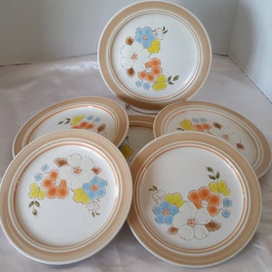 Newcor BARBARA Pattern Stoneware 1986 Vintage Dinnerware Retro Mod ...