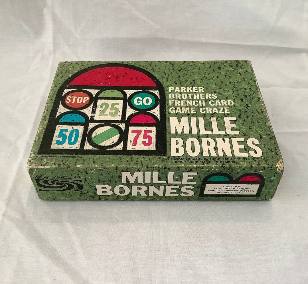 MILLE BORNES Parker Brothers French Card Game Craze! - Etsy