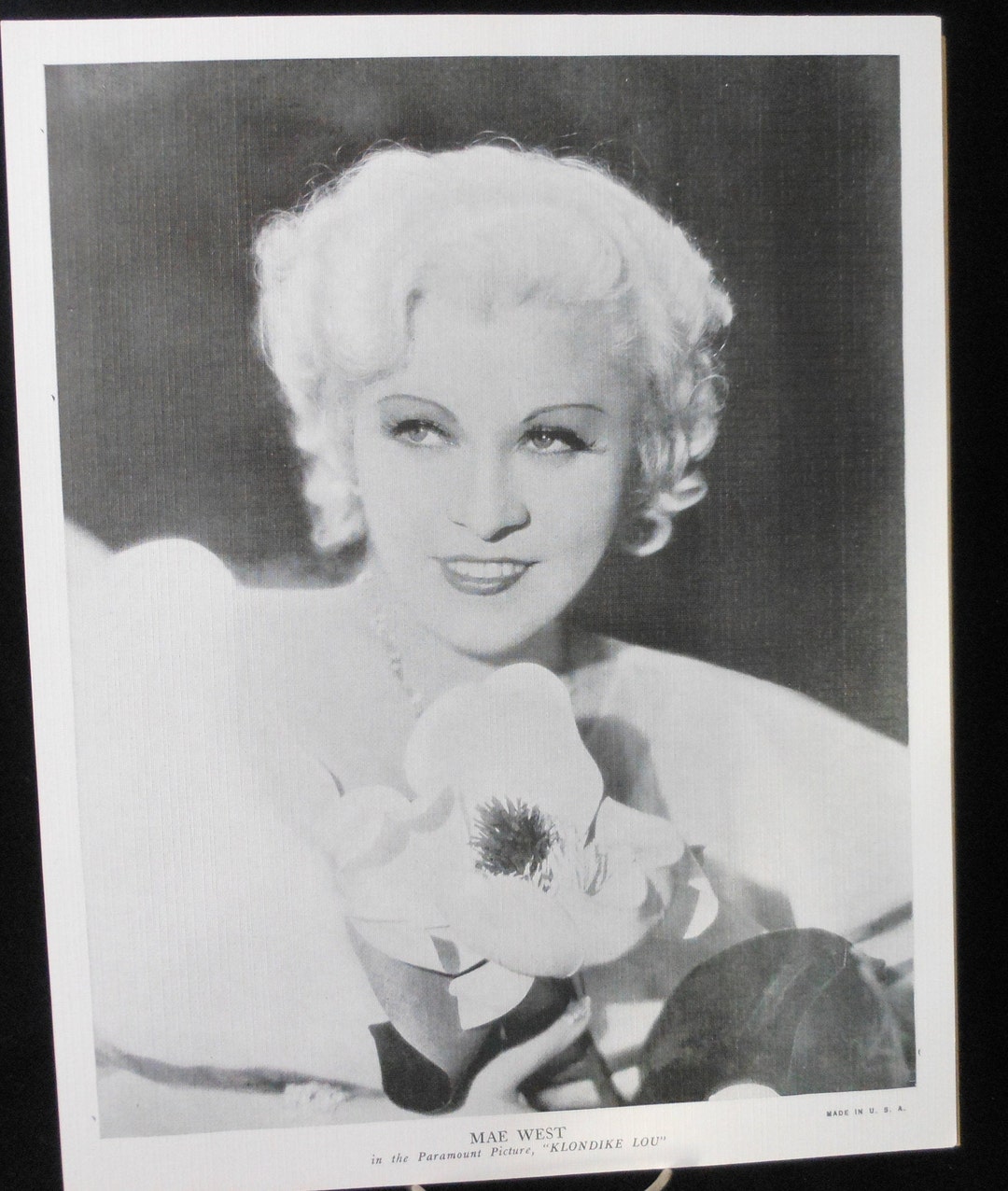 MAE WEST 1930's Hollywood Star Photo. Mae West in the Paramount Picture ...