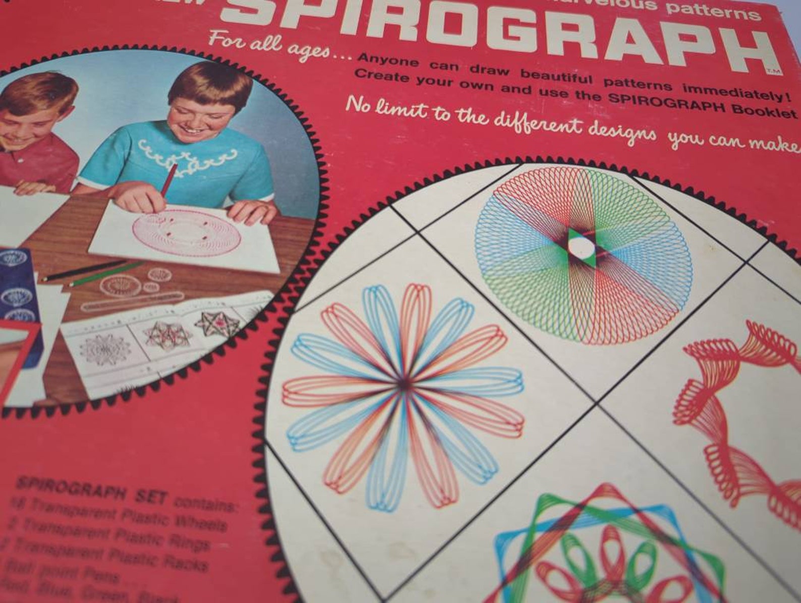 1967 Kenner's 401 New Spirograph for All Ages A Simple - Etsy