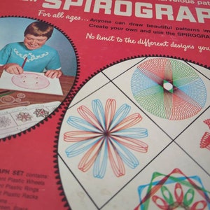 1967 Kenner's 401 New Spirograph for All Ages; A Simple Fascinating Way to Draw A Million ...