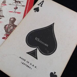 Vintage Deck of Whitman Playing Cards - Etsy