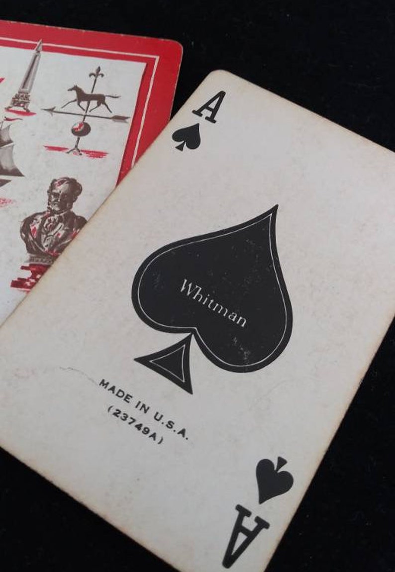 Vintage Deck of Whitman Playing Cards - Etsy