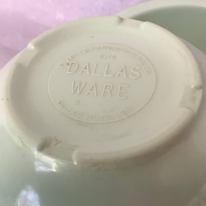 Vintage Dallas Ware Bowls Mint Green Melamine Bowls~ Set of Three ...