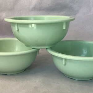 Vintage Dallas Ware Bowls Mint Green Melamine Bowls~ Set of Three ...