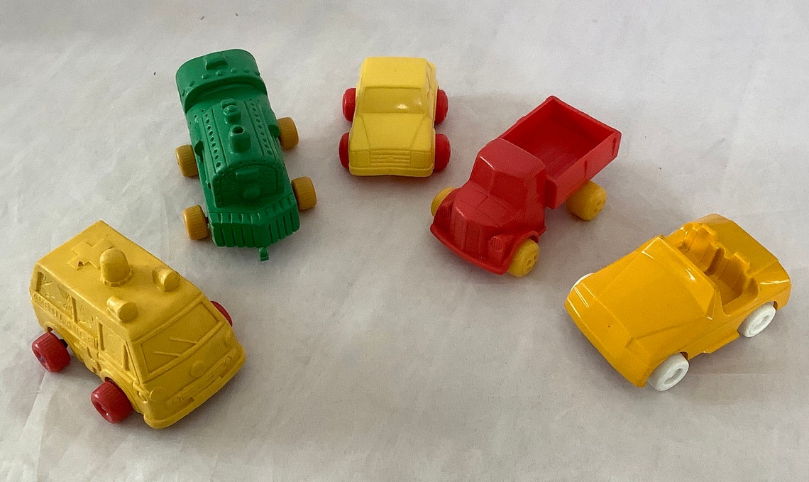 Vintage Plastic Toy Trucks and Cars Viking Toys Sweden - Etsy