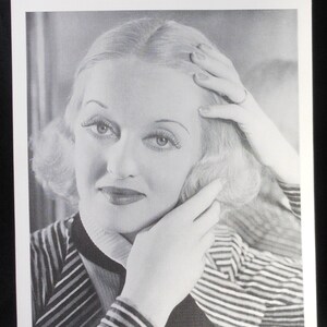 1935 Bette Davis Warner Pictures Black & White Studio Photo for ...