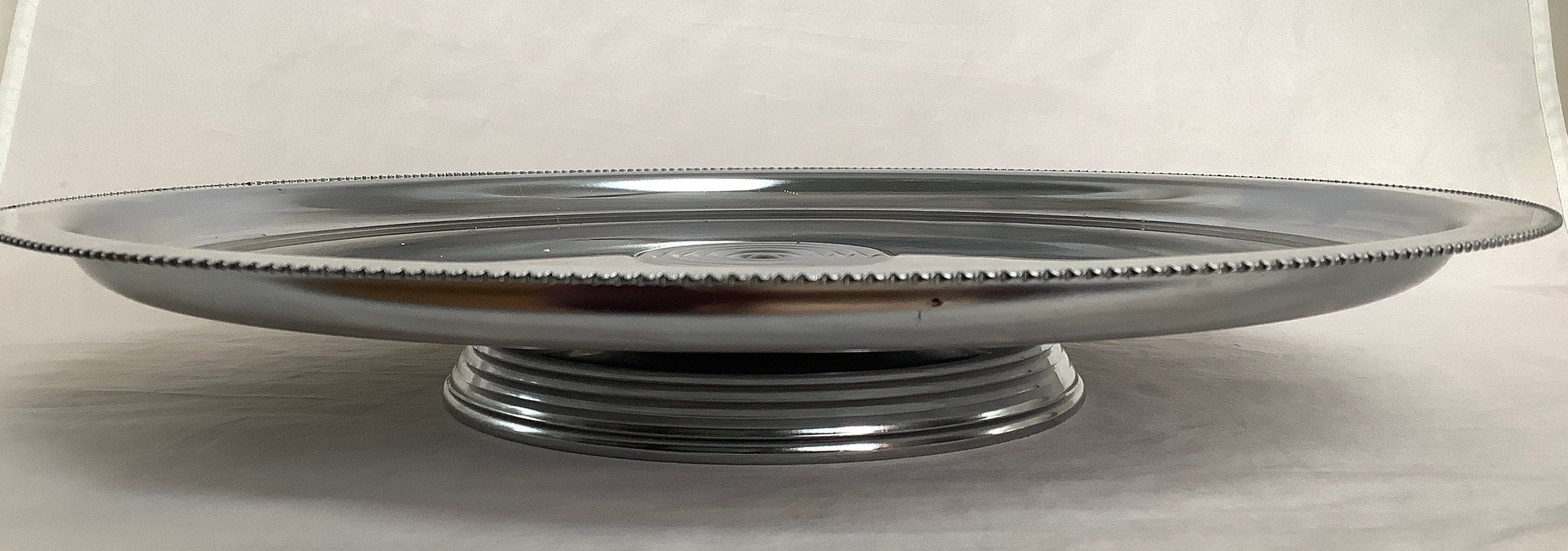 Vintage Shiny Chrome Cake Carrier~ Display Your Baked Creations on This ...