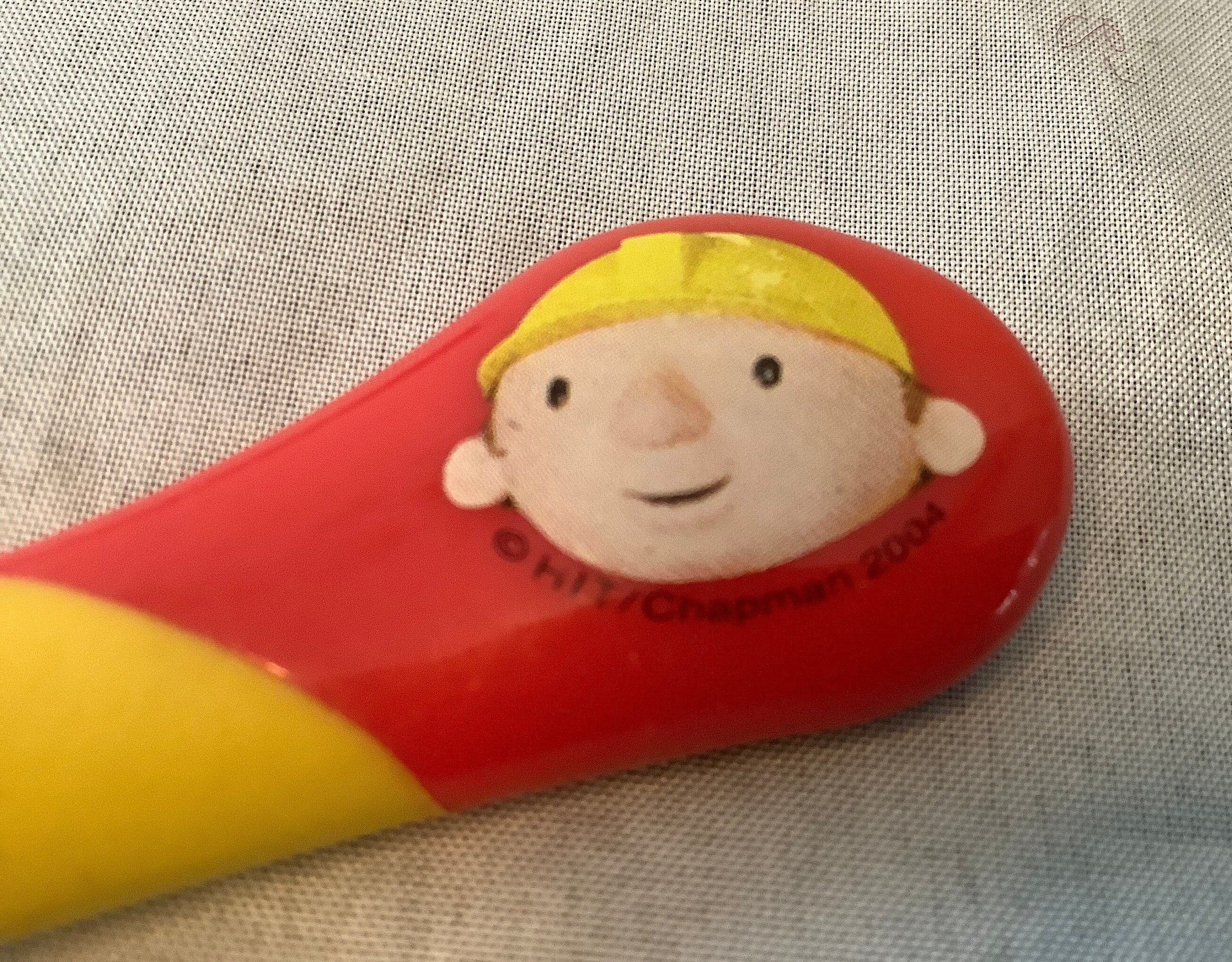 Bob the Builder Child's Fork and Spoon Set Ergonomic Rubber Grip ...