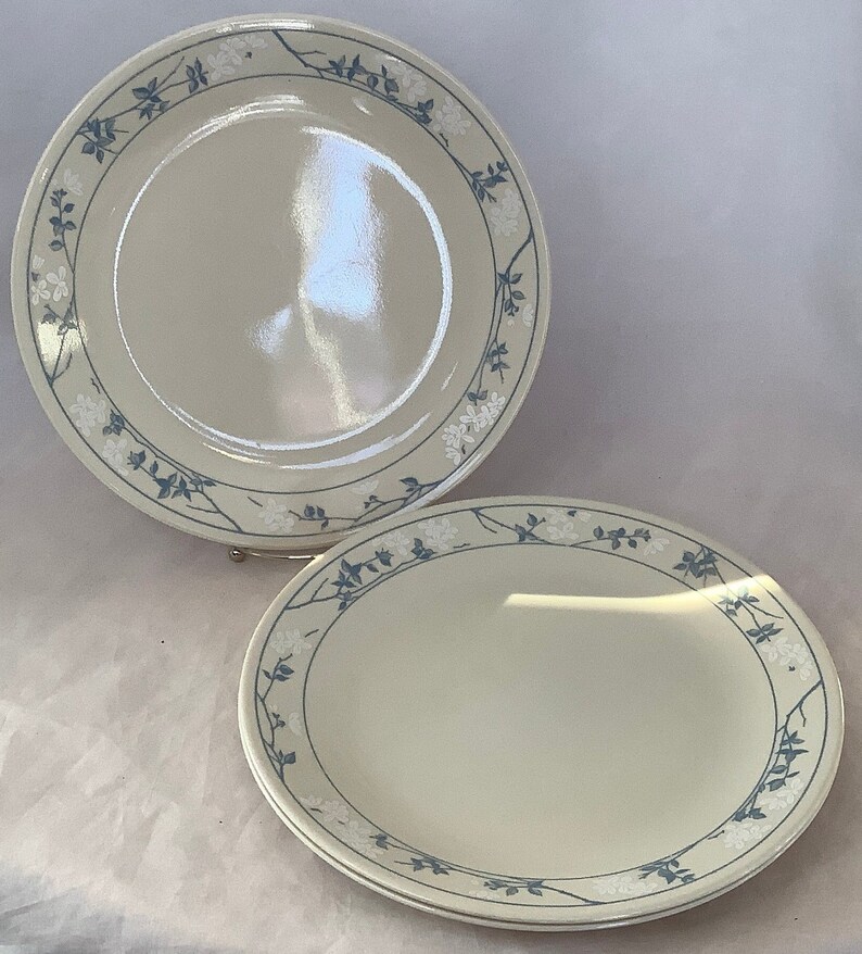Corelle Ware FIRST of SPRING Dinner Plates Pretty White - Etsy