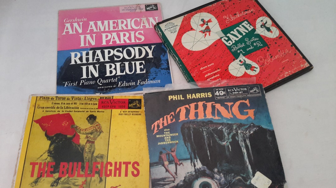 45RPM Eps~ American in Paris and Rhapsody in Blue~ the Thing~ Gayne ...