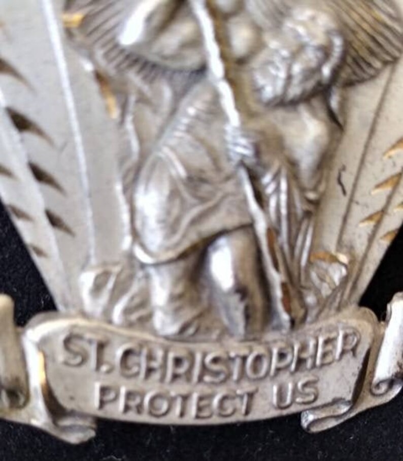 Saint Christopher Money Clip St. Christopher Protect Us. - Etsy UK
