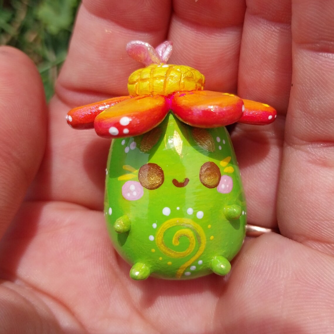 Kawaii Flower Spud OOAK - Etsy
