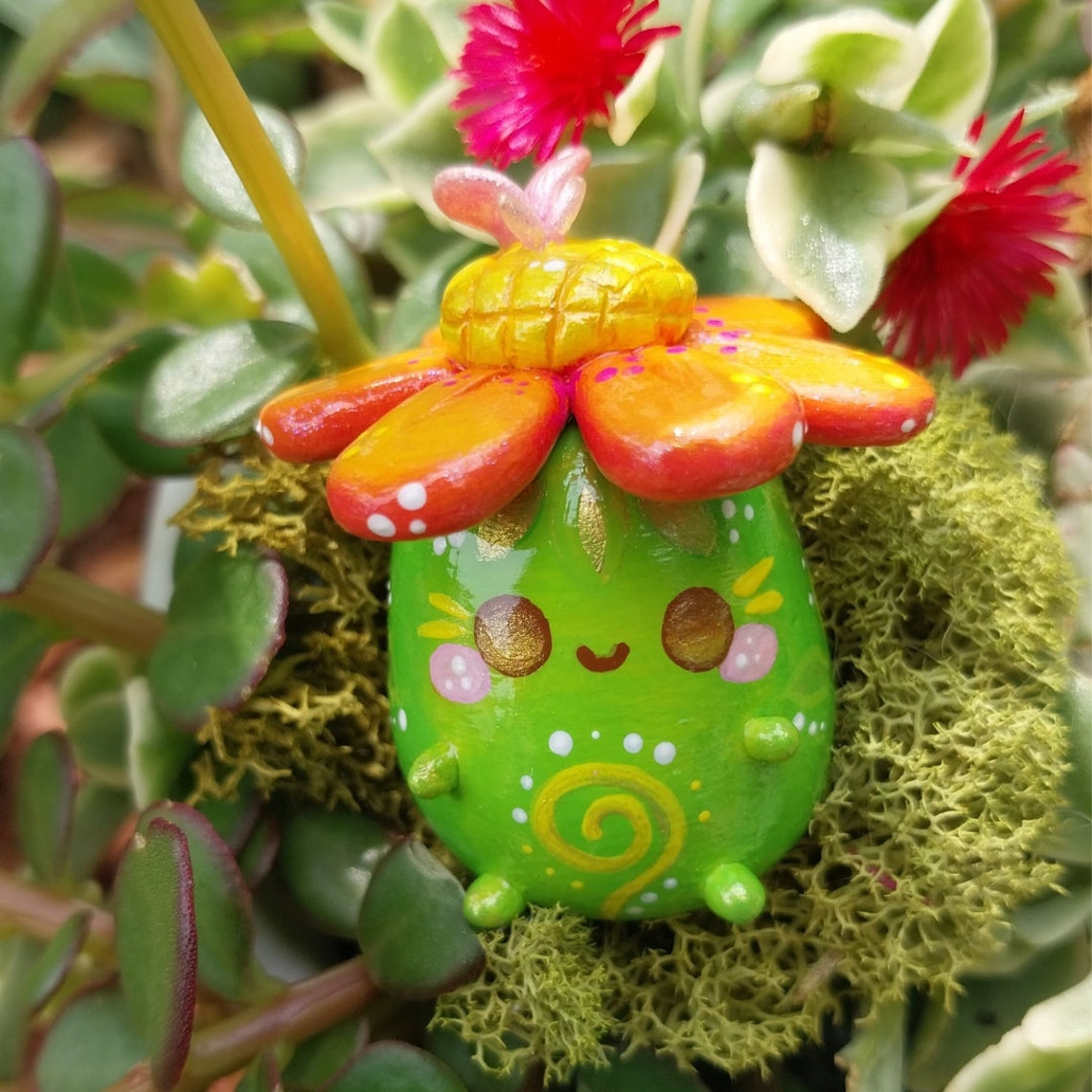 Kawaii Flower Spud OOAK - Etsy