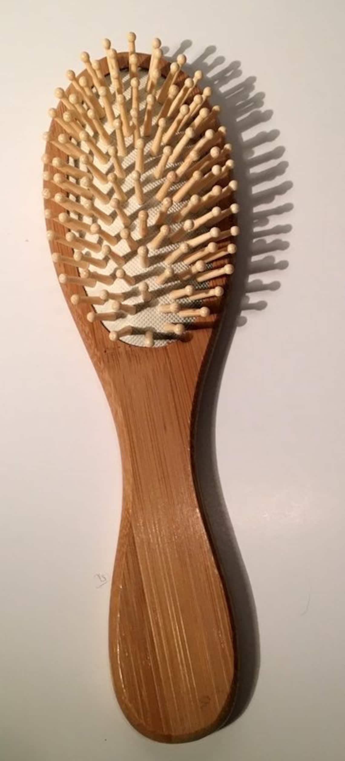 Tribal Art Native Hummingbird Natural Wooden Hair Brush Hand | Etsy