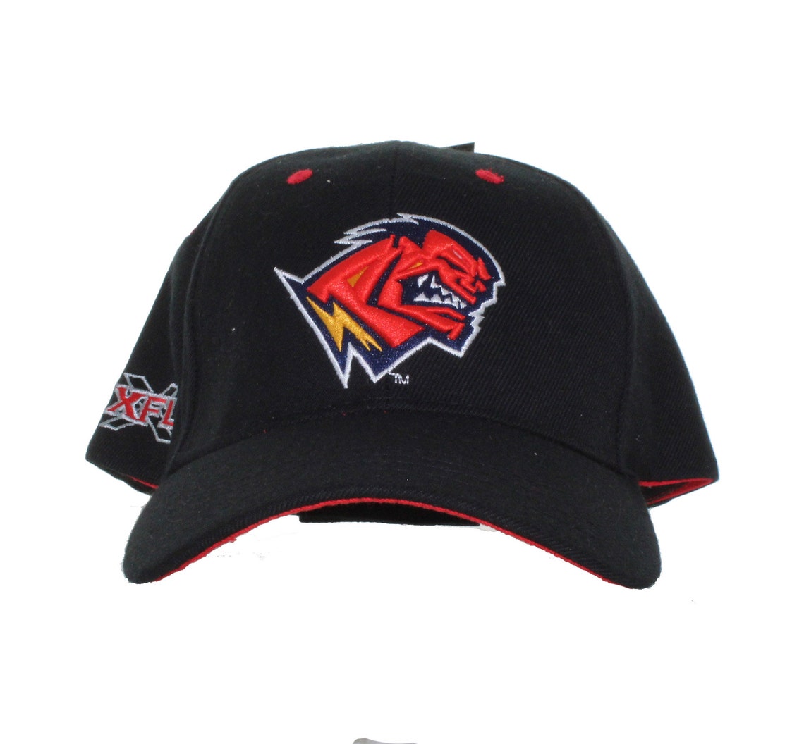 XFL Orlando Rage Vintage Team Logo and XFL Logo on Black - Etsy