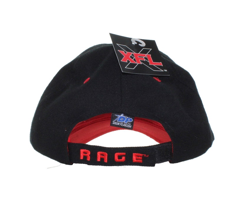 XFL Orlando Rage Vintage Team Logo and XFL Logo on Black - Etsy