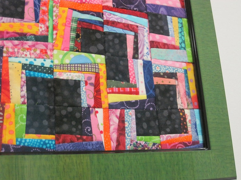 Textile Art "hip to Be Square" - Etsy