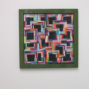 Textile Art "hip to Be Square" - Etsy