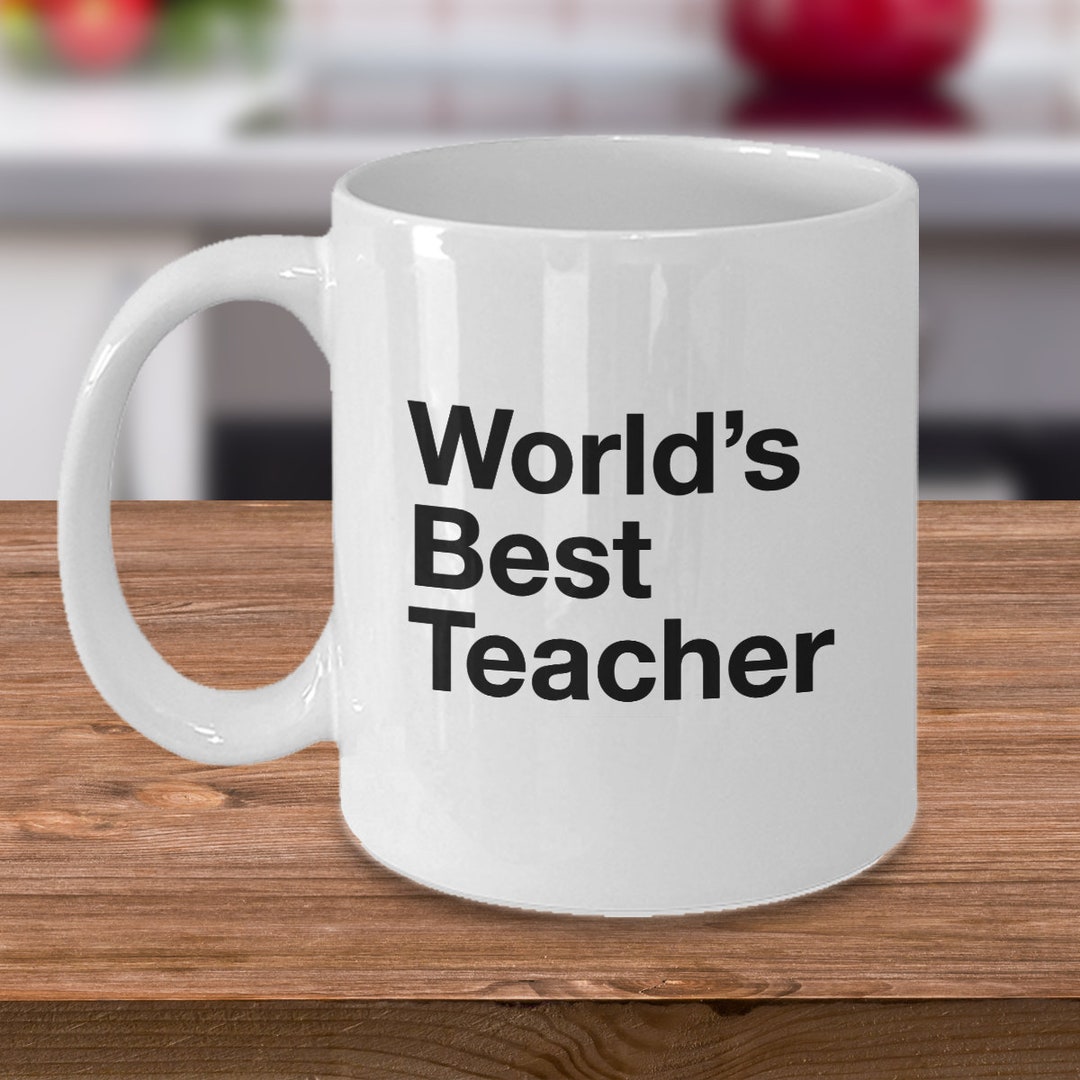 Worlds Best Teacher Mug - Etsy
