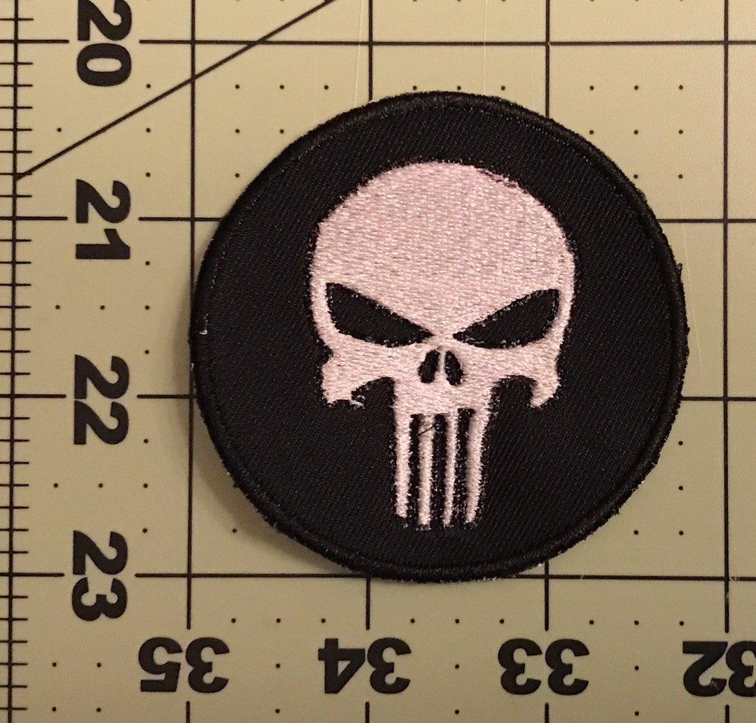 PUNISHER Embroidered Patch - Etsy