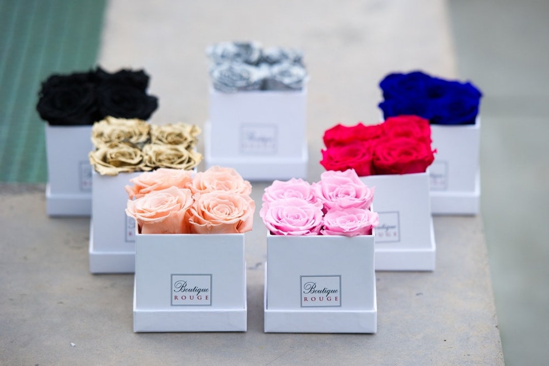 Preserved Roses / Petite Box of Roses / Eternal Roses / Roses in a Box ...