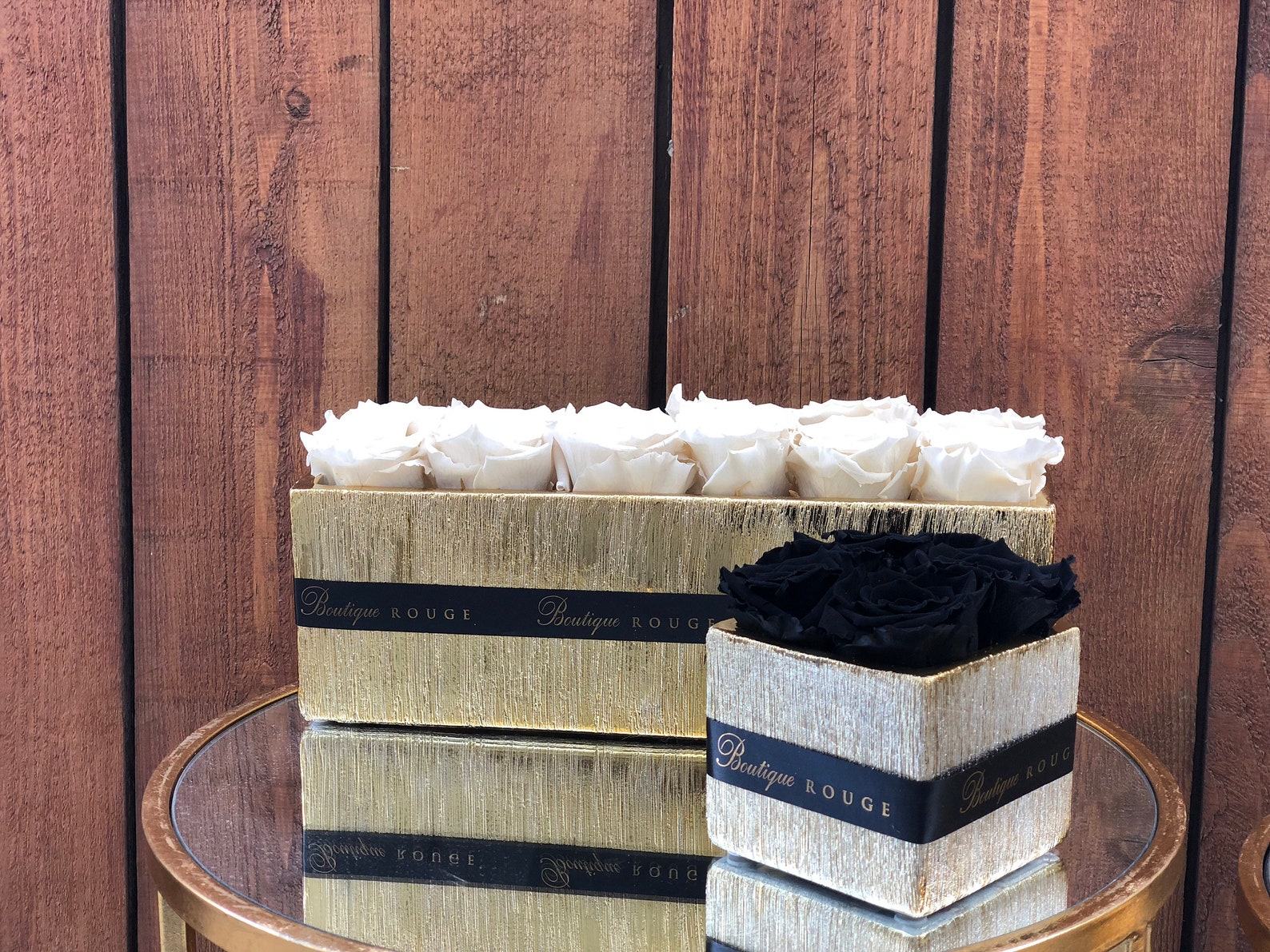 Gold Ceramic Centerpiece, Centerpiece With Preserved Roses,centerpiece ...