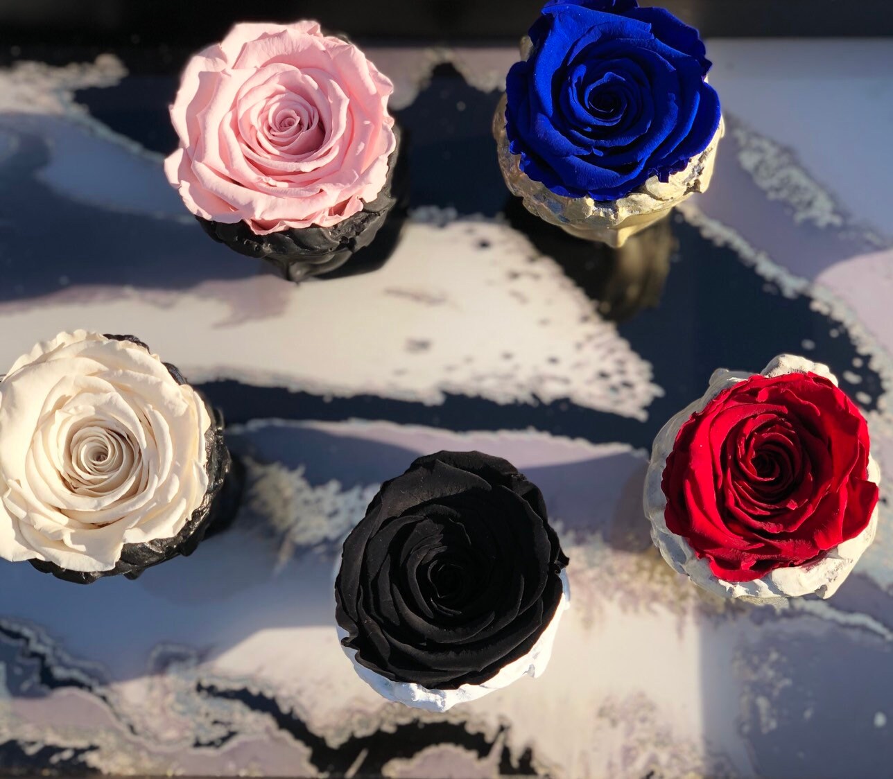 Venus Planter Head Goddess Statue With Preserved Rose | Etsy